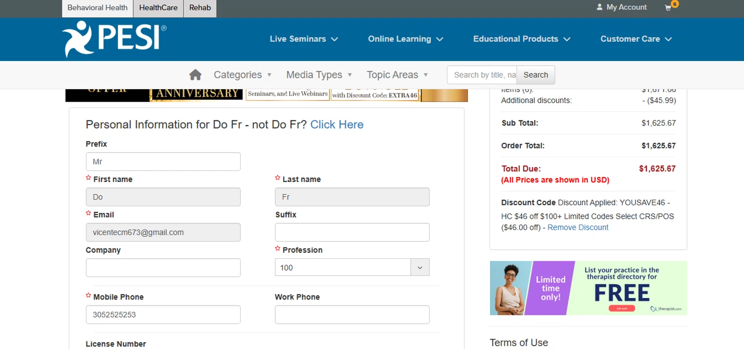 PESI Discount Codes - $380 Off (6 Verified) Sep 2025