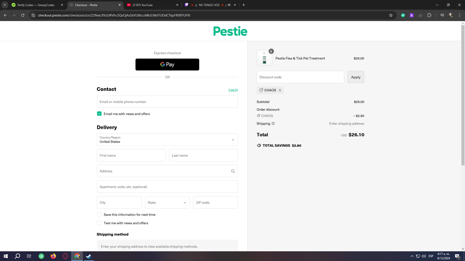 Pestie Discount Codes - 10% Off | January 2025