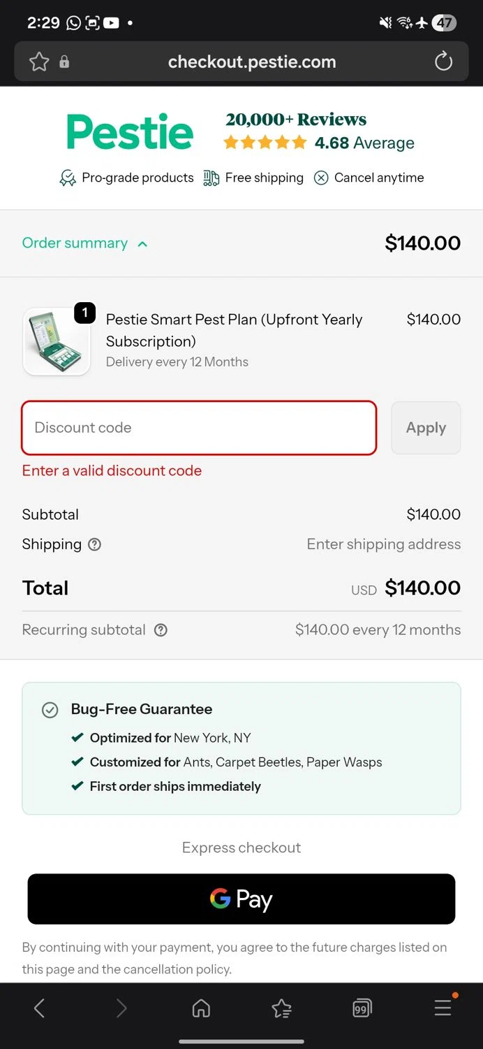 Pestie Promo Codes - 10% Off (18 Verified) Nov 2025