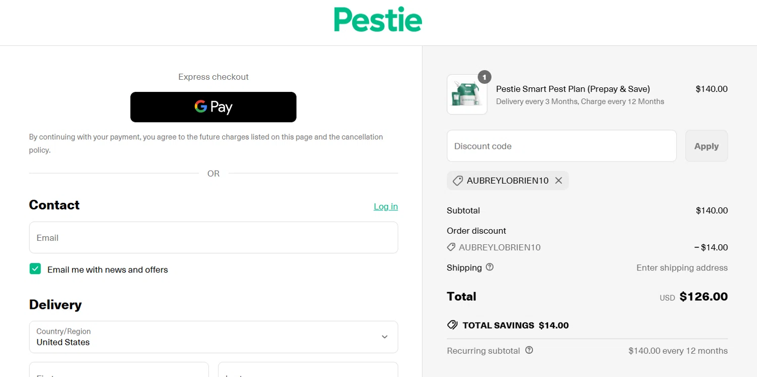 Pestie Discount Codes (6 Verified) - 10% Off w/Code May 2025