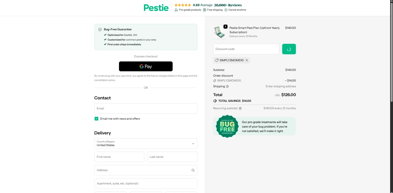 Pestie Promo Codes - 10% Off (18 Verified) Nov 2025
