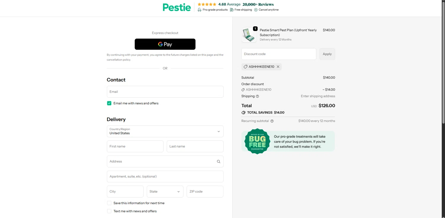 Pestie Promo Codes - 10% Off (18 Verified) Nov 2025