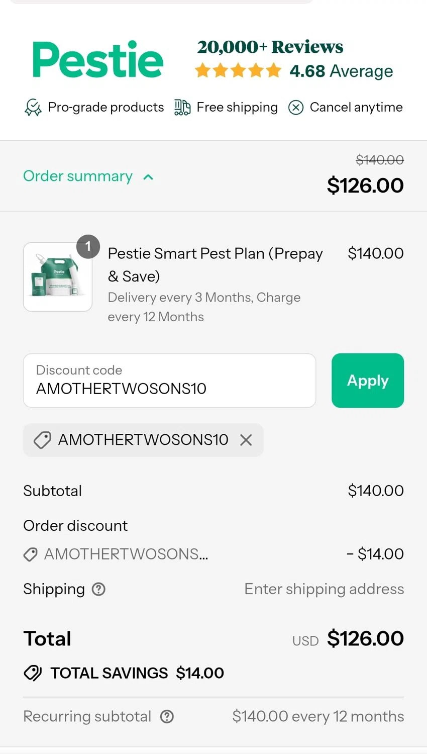 Pestie Promo Codes (10 Verified) - 10% Off Sitewide Sep 2025