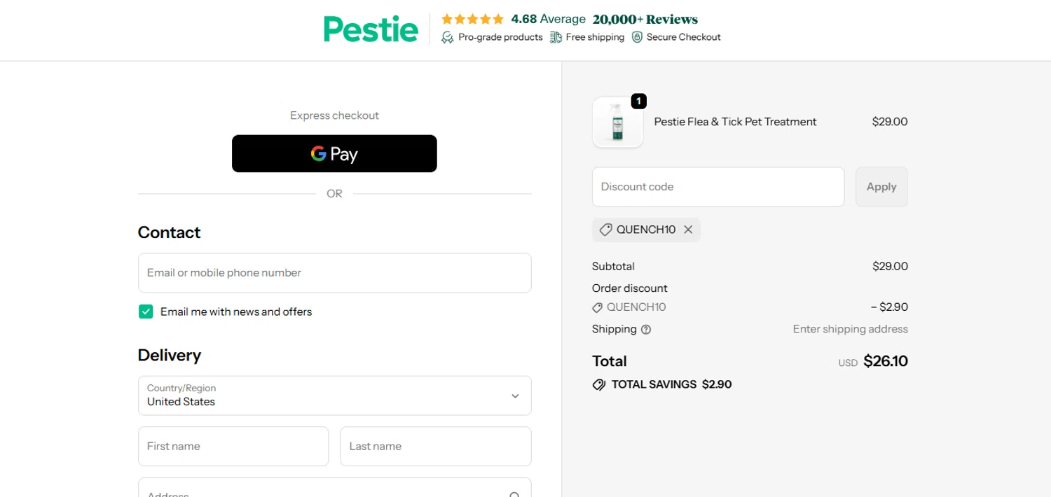 Pestie Promo Codes (17 Verified) - 10% Off Sitewide Oct 2025