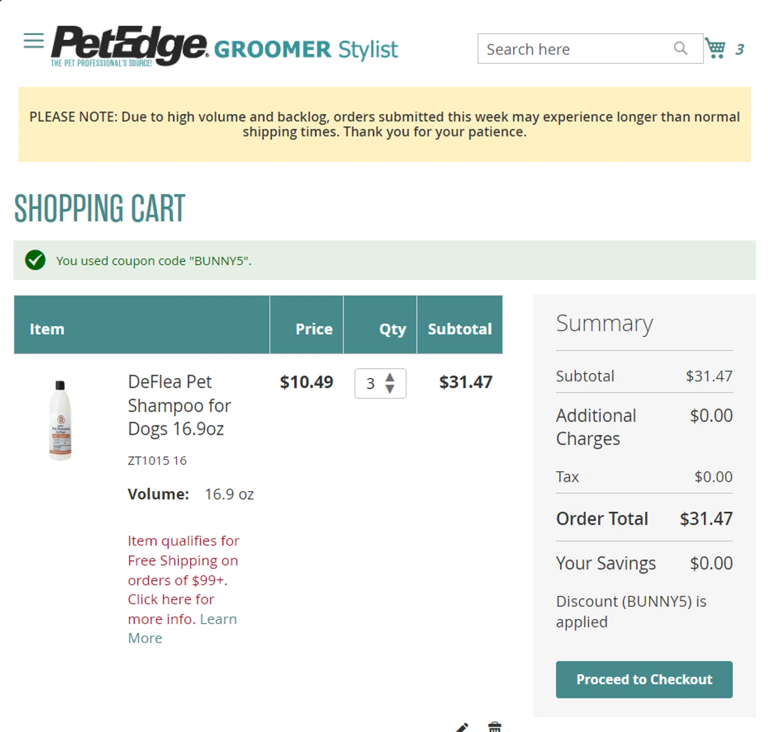 PetEdge Promo Codes - $5 Off | November 2024