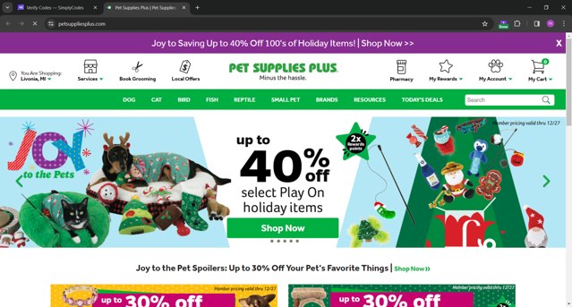 Pet Supplies Plus Promo Codes - 40% Off Discount Sep 2025