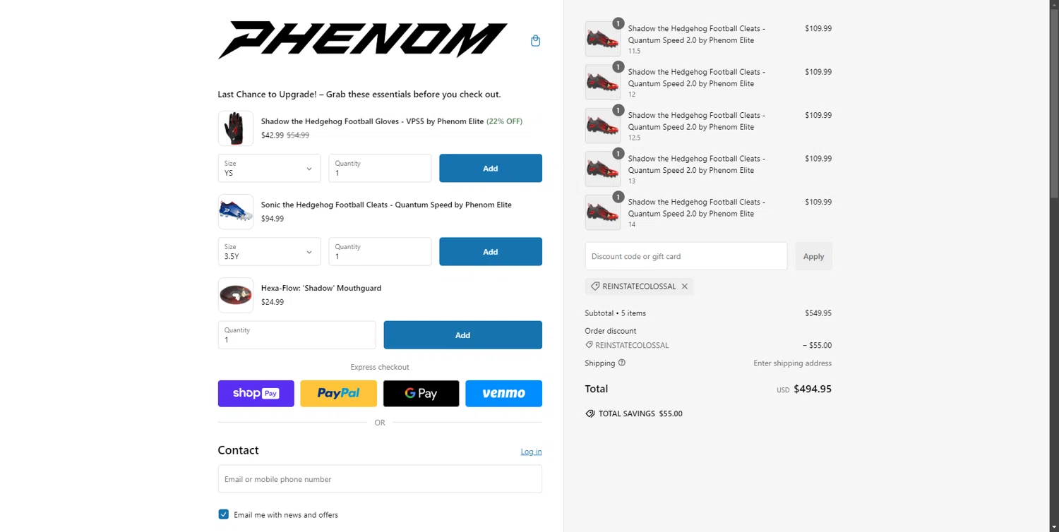 Phenom Elite Brand Promo Code (106 Verified) - $200 Off Jan 2025