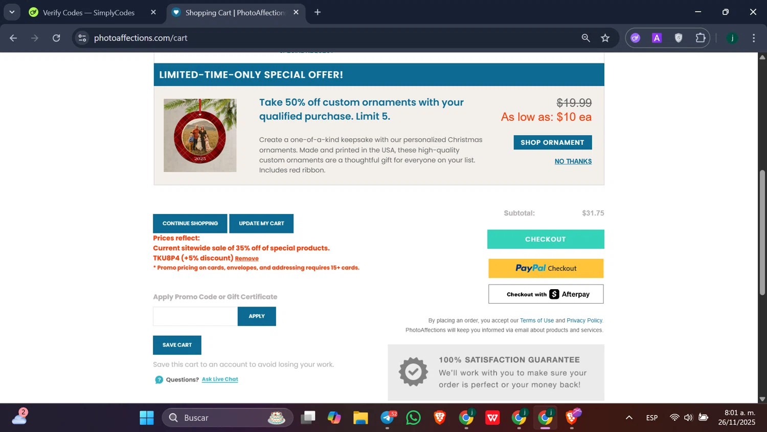 PhotoAffections Promo Code - 35% Off (Verified) Jan 2026