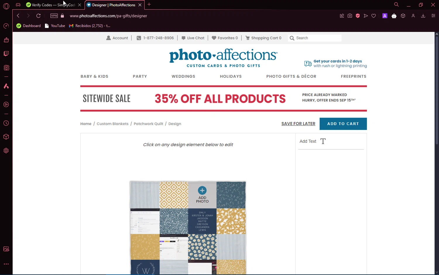 PhotoAffections Promo Codes - 35% Off | November 2024