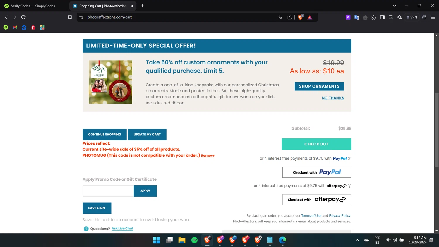 PhotoAffections Promo Codes & Cyber Monday 2024 Deals - 40% Off