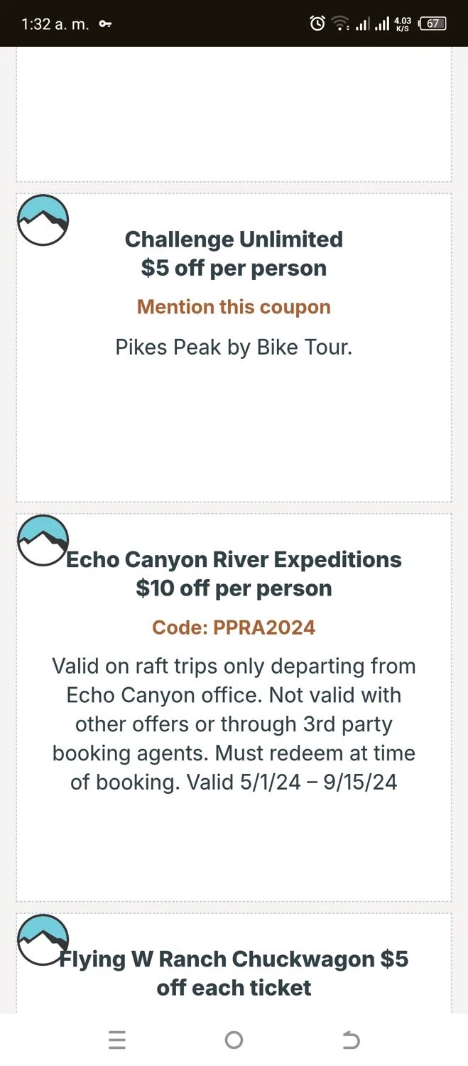 Pikes Peak Discount Codes - $5 Off | January 2025