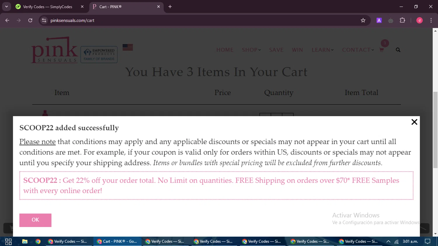 Pink Coupon Codes - 22% Off | November 2024