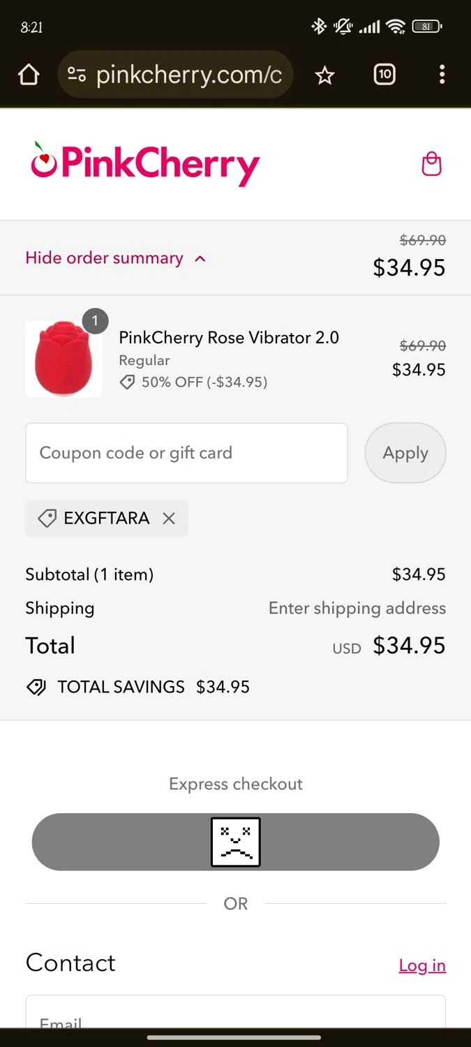 PinkCherry Coupons - 50% Off | September 2024
