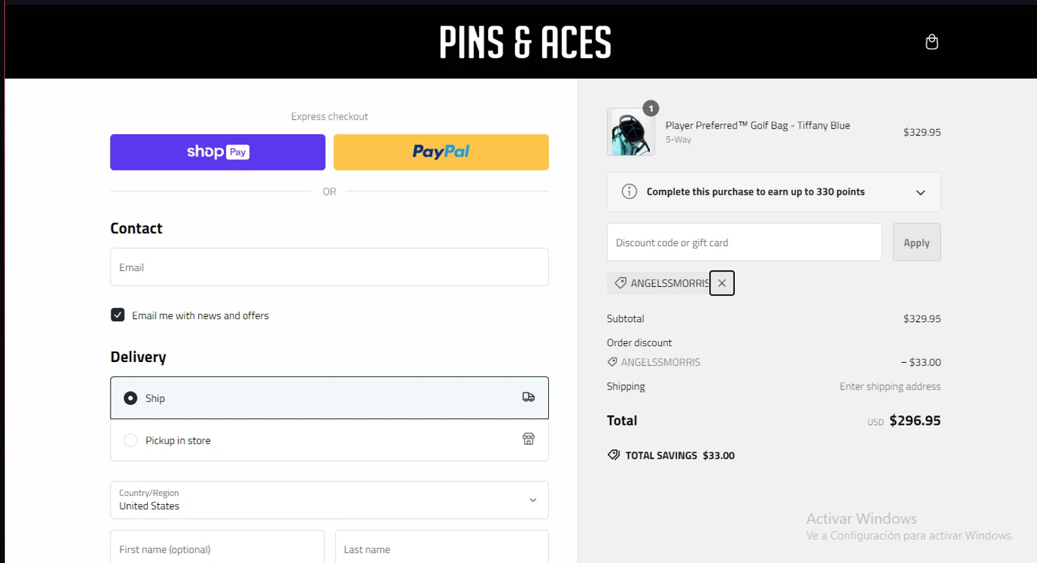 Pins and Aces Discount Codes - $20 Off | October 2024