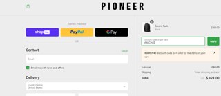 Pioneer Carry Discount Codes - 10% Off | October 2024