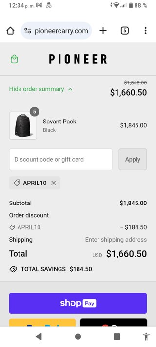 Pioneer Carry Discount Codes - 10% Off | October 2024