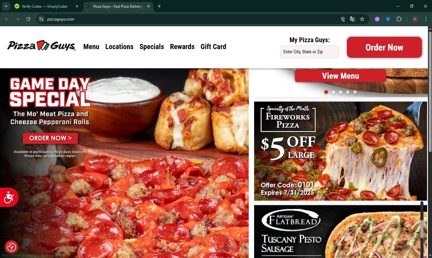 Pizza Guys Promo Codes (7 Verified) - 25% Off Sep 2025