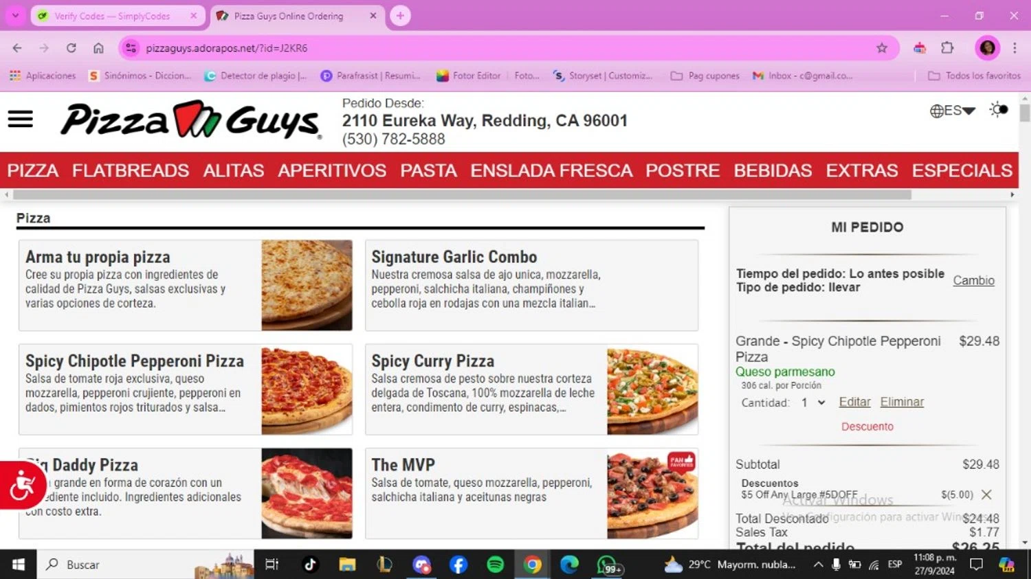 Pizza Guys Coupons - $5 Off | December 2024