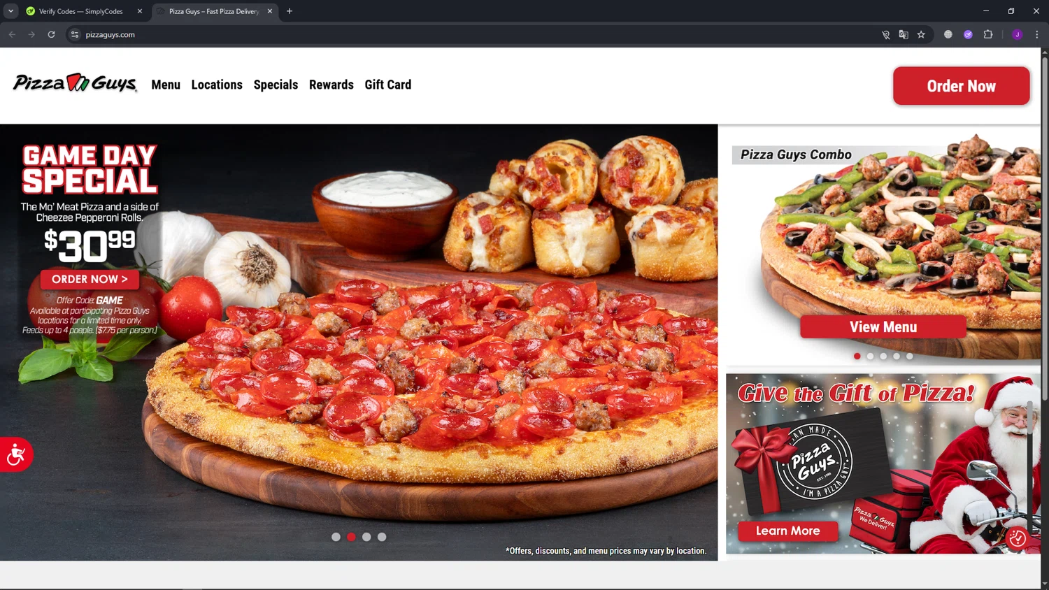 Pizza Guys Promo Codes - $5 Off (5 Verified) Jan 2026