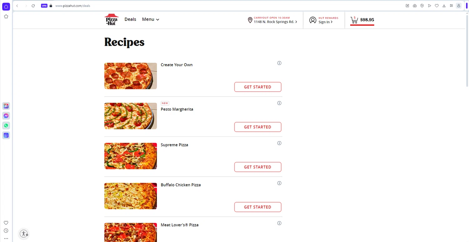 Pizza Hut Coupon Codes - 30% Off | September 2024