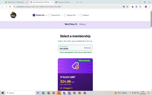 Planet Fitness Promo Codes (7 Verified) - w/Code Apr 2025