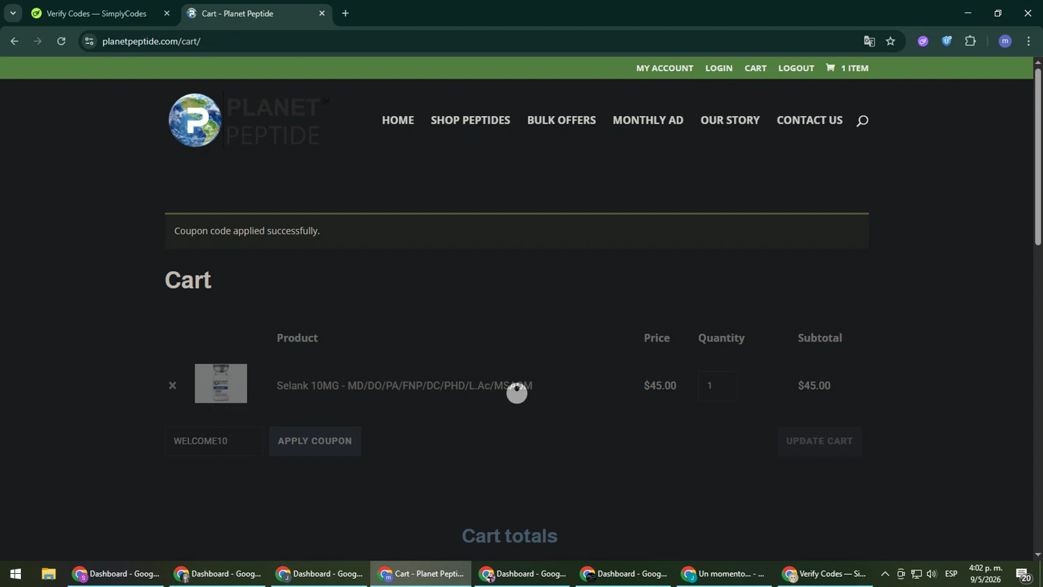 Planet Peptide Promo Codes - 10% Off (Verified) Jun 2026