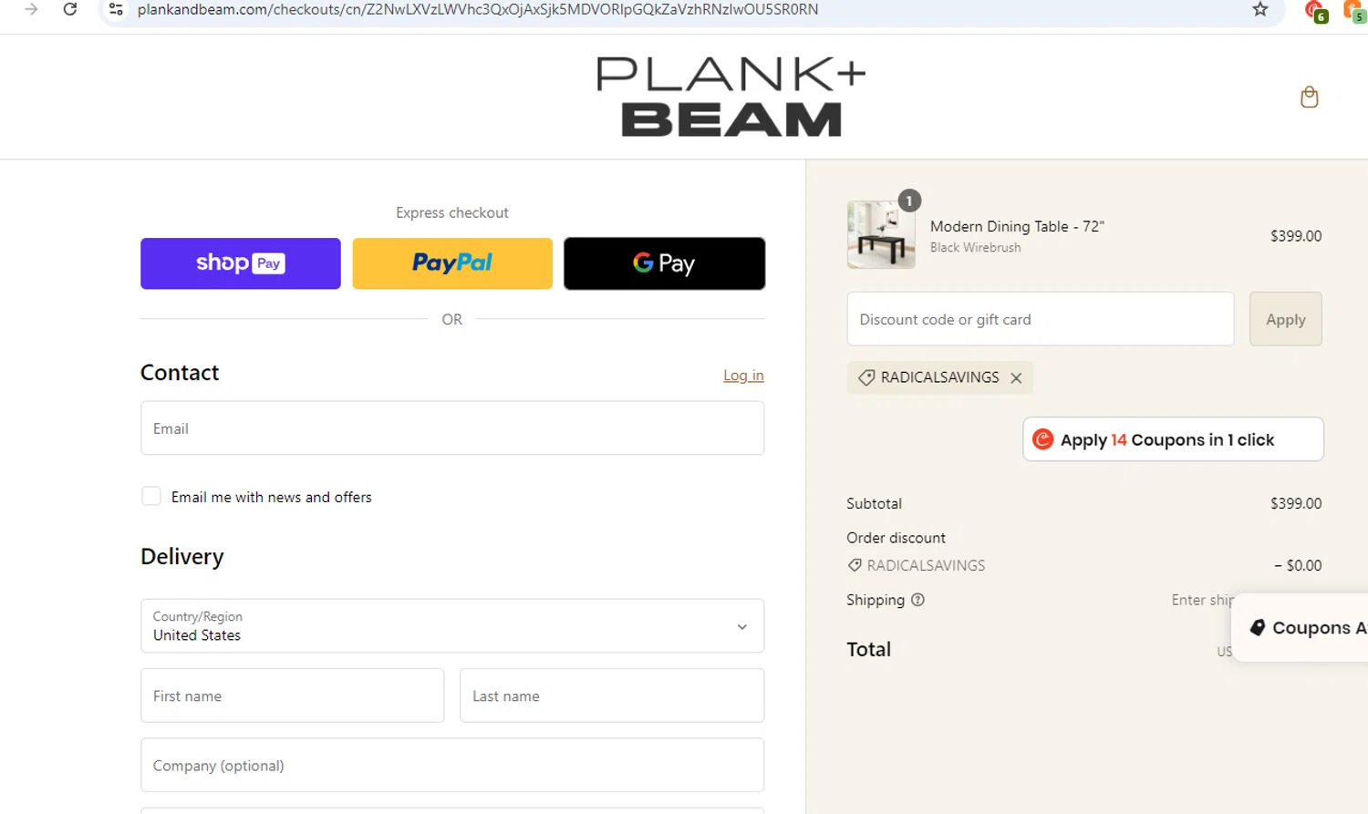 Plank+Beam Promo Codes & Cyber Monday 2024 Deals - 1% Off
