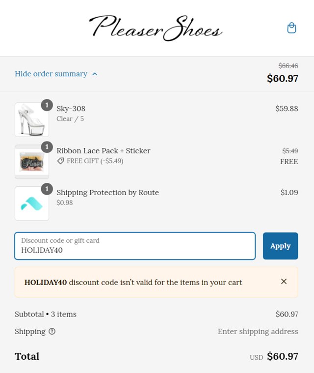 Pleaser Shoes Discount Codes - 10% Off | January 2025