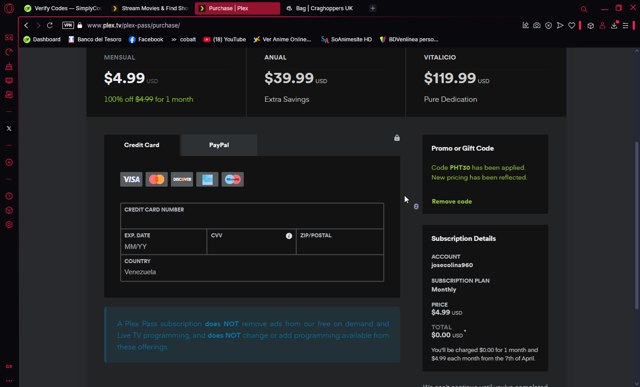 Plex Promo Codes (1 Verified) - w/Code Mar 2025
