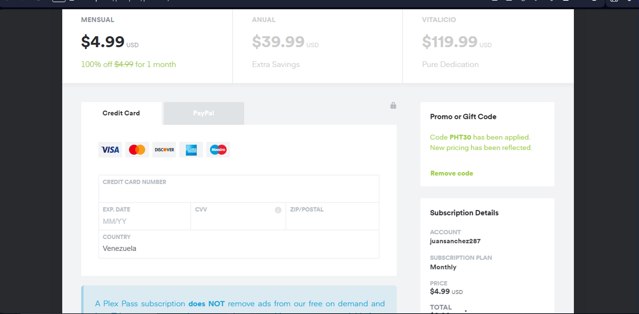 Plex Promo Codes (2 Verified) - 25% Off w/Code Apr 2025