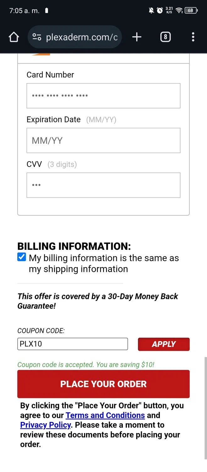 Plexaderm Coupons - $10 Off | September 2024