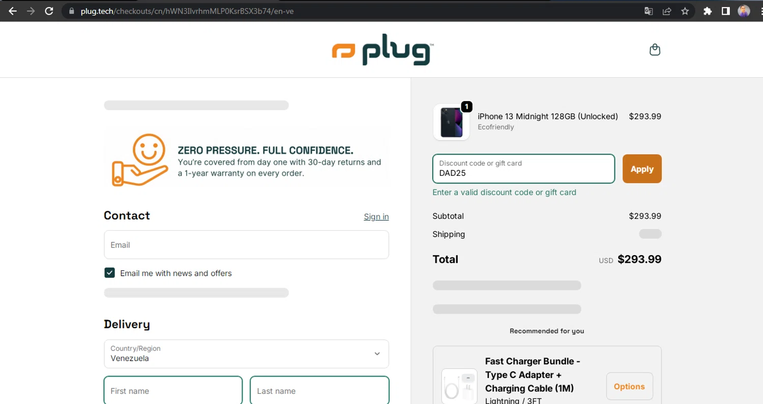 Plug Tech Promo Codes - $10 Off (27 Verified) Oct 2025