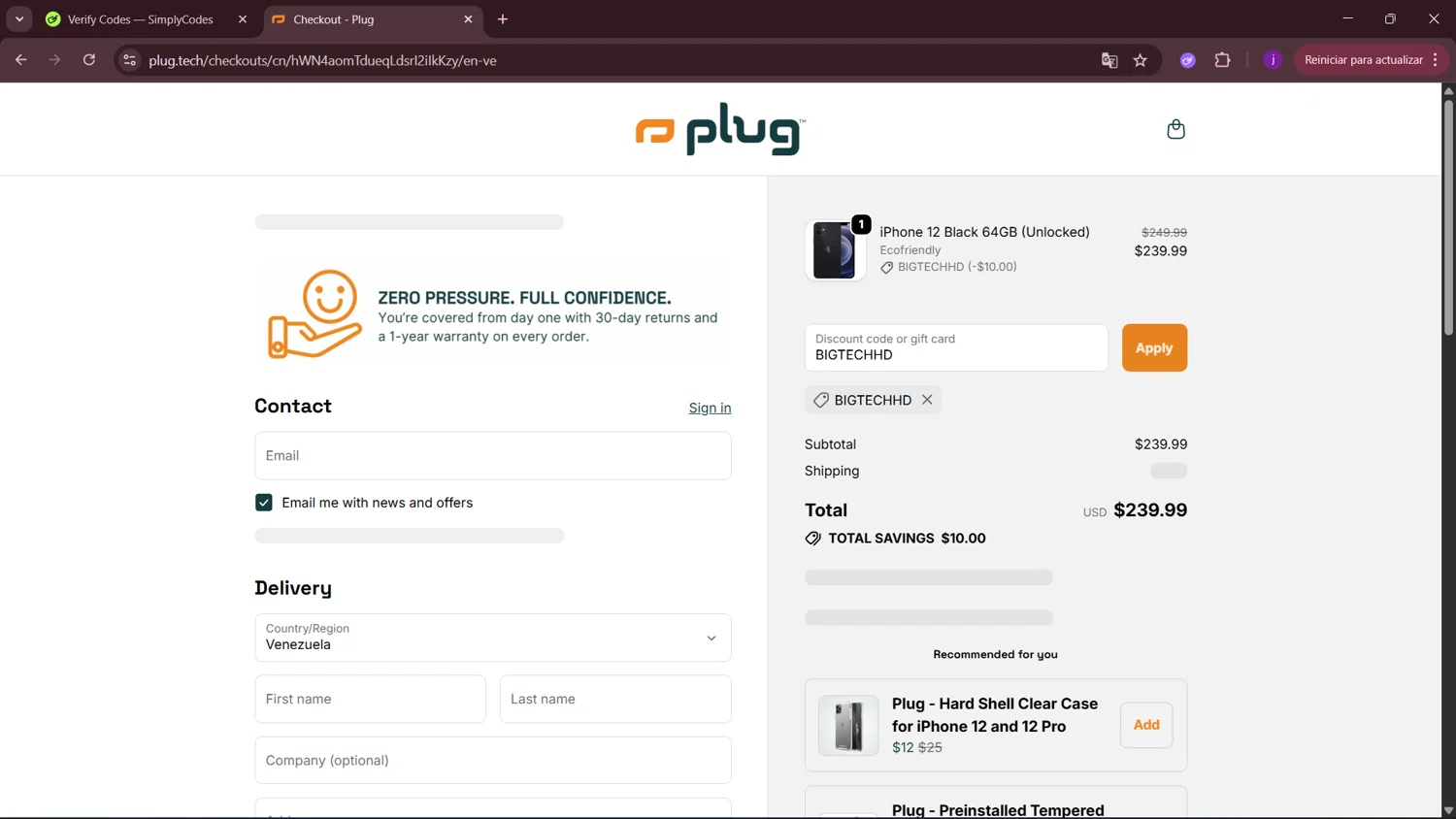 Plug Tech Promo Codes - $10 Off (30 Verified) Nov 2025