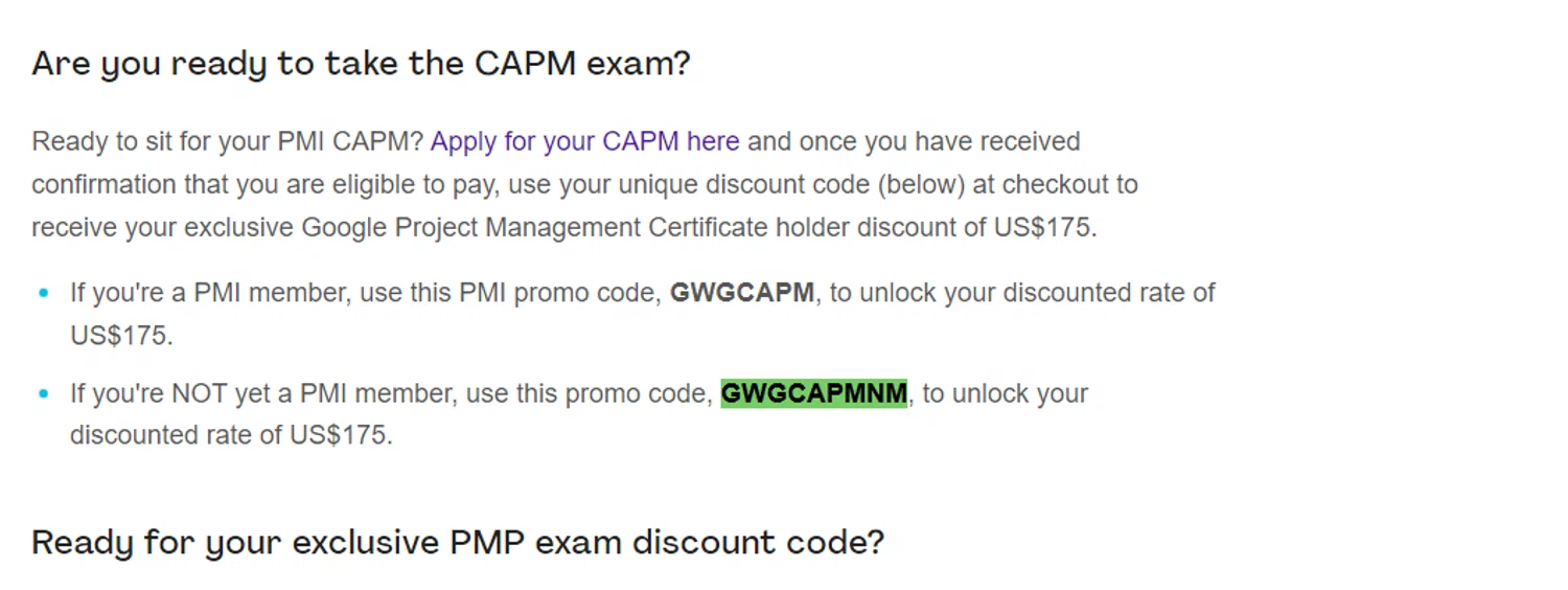 PMI Promo Codes - 50% Off | October 2024