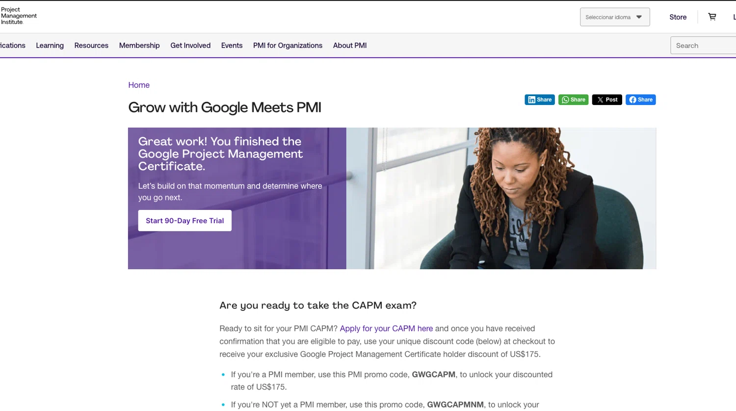 PMI Promo Codes - $175 Off | October 2024