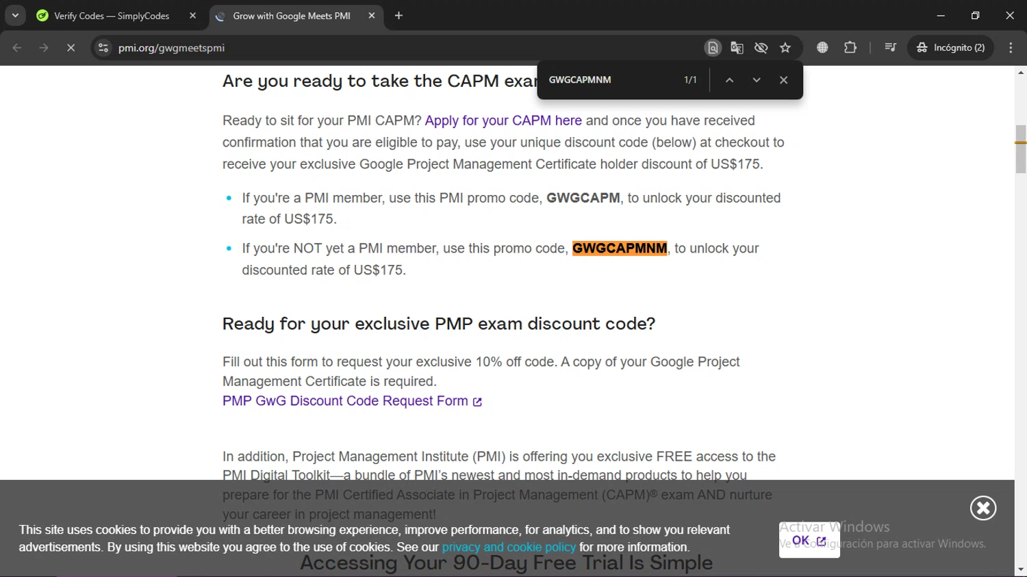 PMI Promo Codes - 25% Off | December 2024