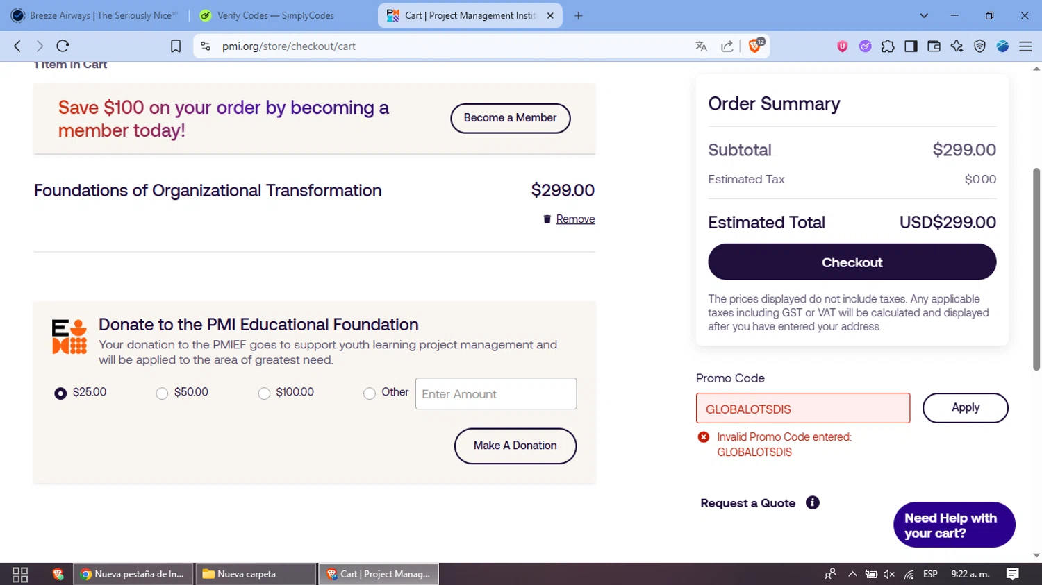 PMI Promo Codes (2 Verified) - 10% Off w/Code Sep 2025