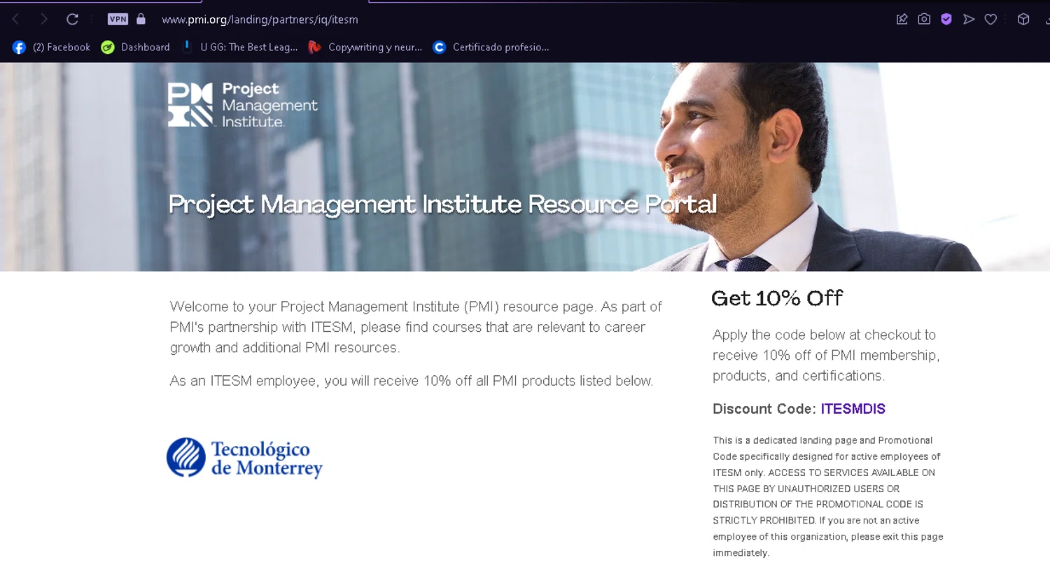 PMI Promo Codes - 10% Off | September 2024