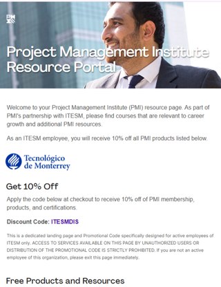 PMI Promo Codes & Cyber Monday 2024 Deals - 10% Off