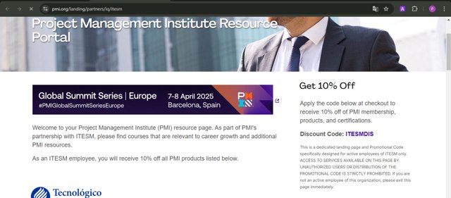 PMI Promo Codes (3 Verified) - 15% Off w/Code Feb 2025