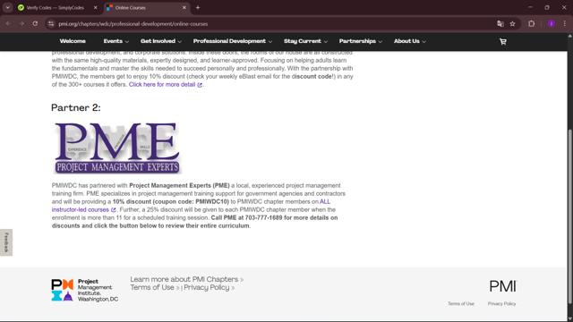 PMI Promo Codes (2 Verified) - 10% Off w/Code Oct 2025