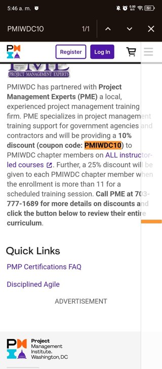 PMI Promo Codes - 25% Off | December 2024