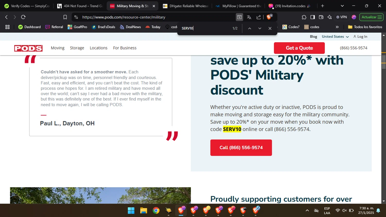 PODS Discount Codes - 30% Off (5 Verified) Sep 2025