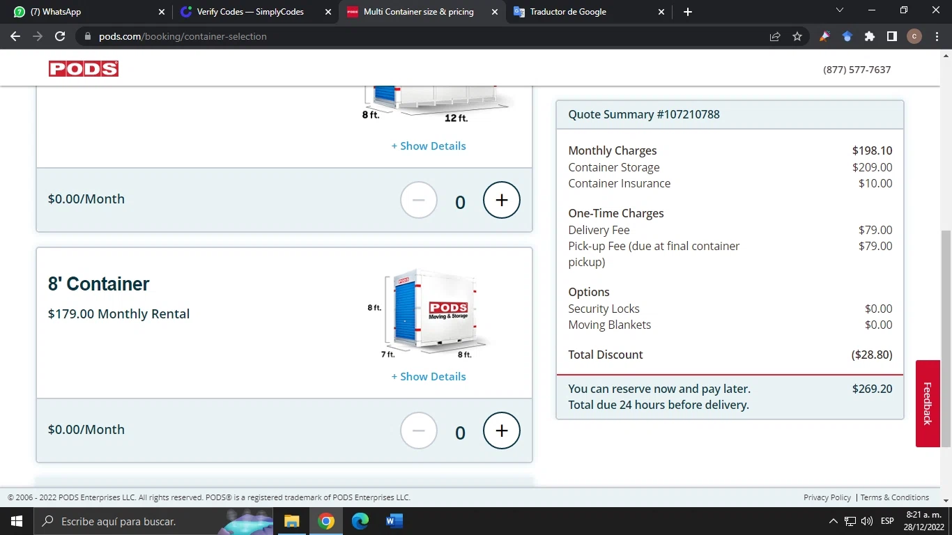 PODS Promo Codes – 15% Off | July 2024