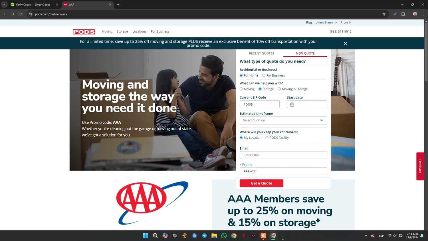 PODS Promo Codes - 10% Off | September 2024