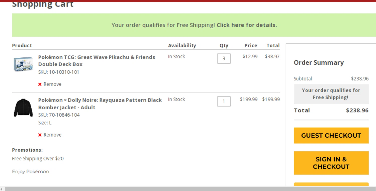 Pokemon Center + Free Ship Coupons & Discounts Jan 2026