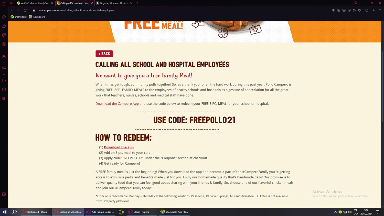 Pollo Campero Coupons - $10 Off | January 2025