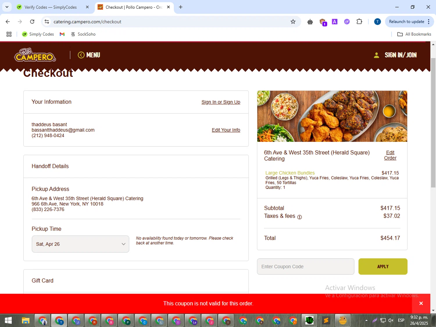 Pollo Campero Promo Codes - 15% Off Coupons Jan 2026