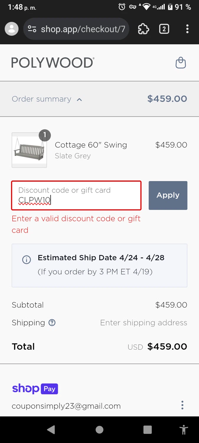 Polywood Promo Codes - 10% Off Coupons Jul 2025