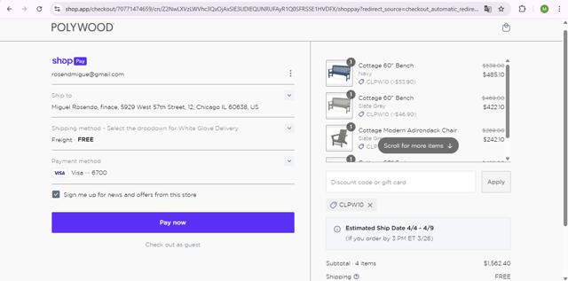 Polywood Promo Codes - 10% Off Coupons Oct 2025